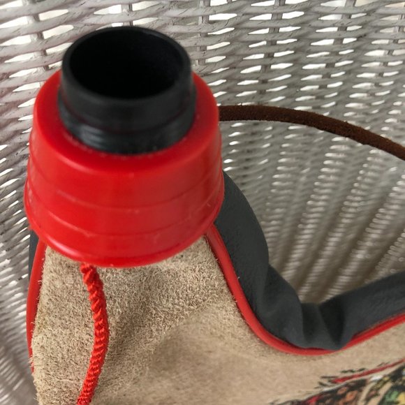 Accents | Bota Bag Basque Country Sueded Leather Hand Painted Matador ...